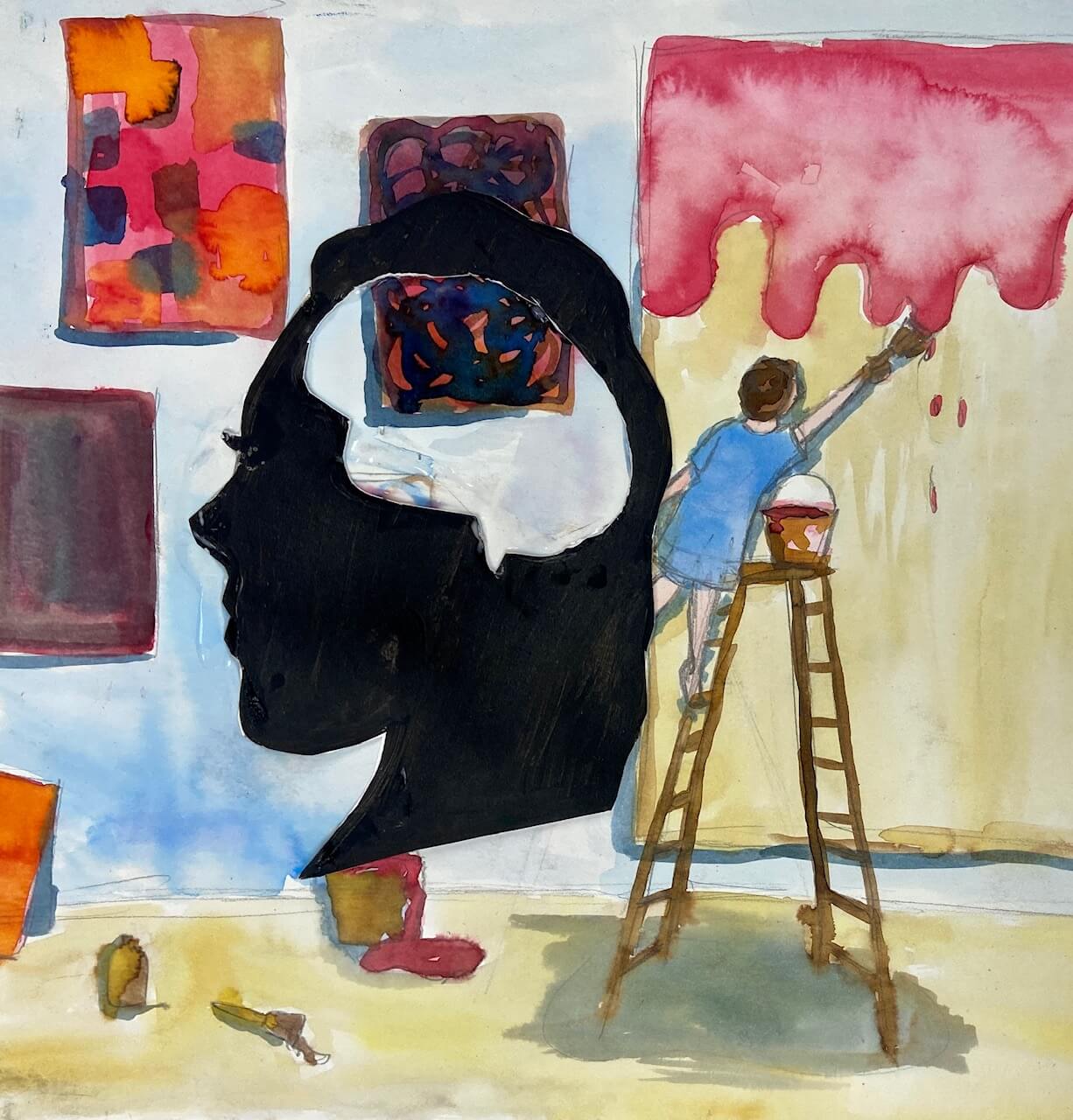 Kara Walker Story Silhouettes - One River School Larchmont